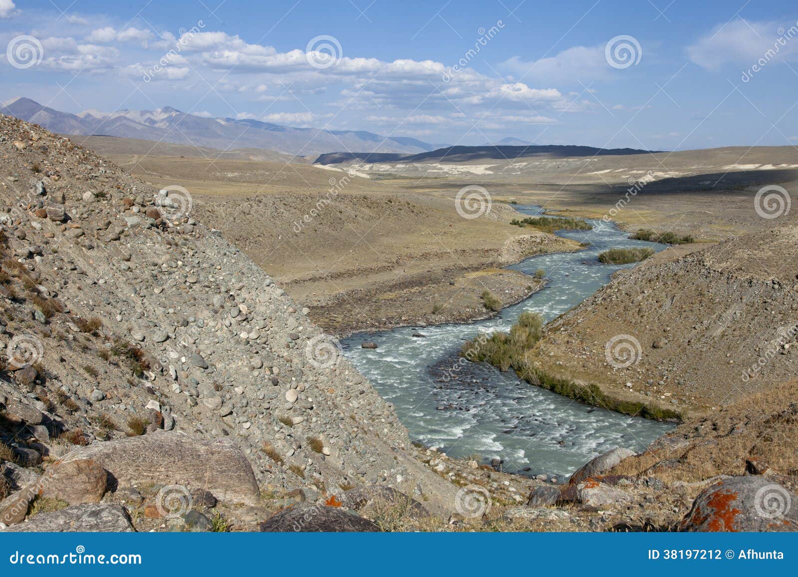 Beautiful mountain valley stock photo. Image of sunlight - 38197212