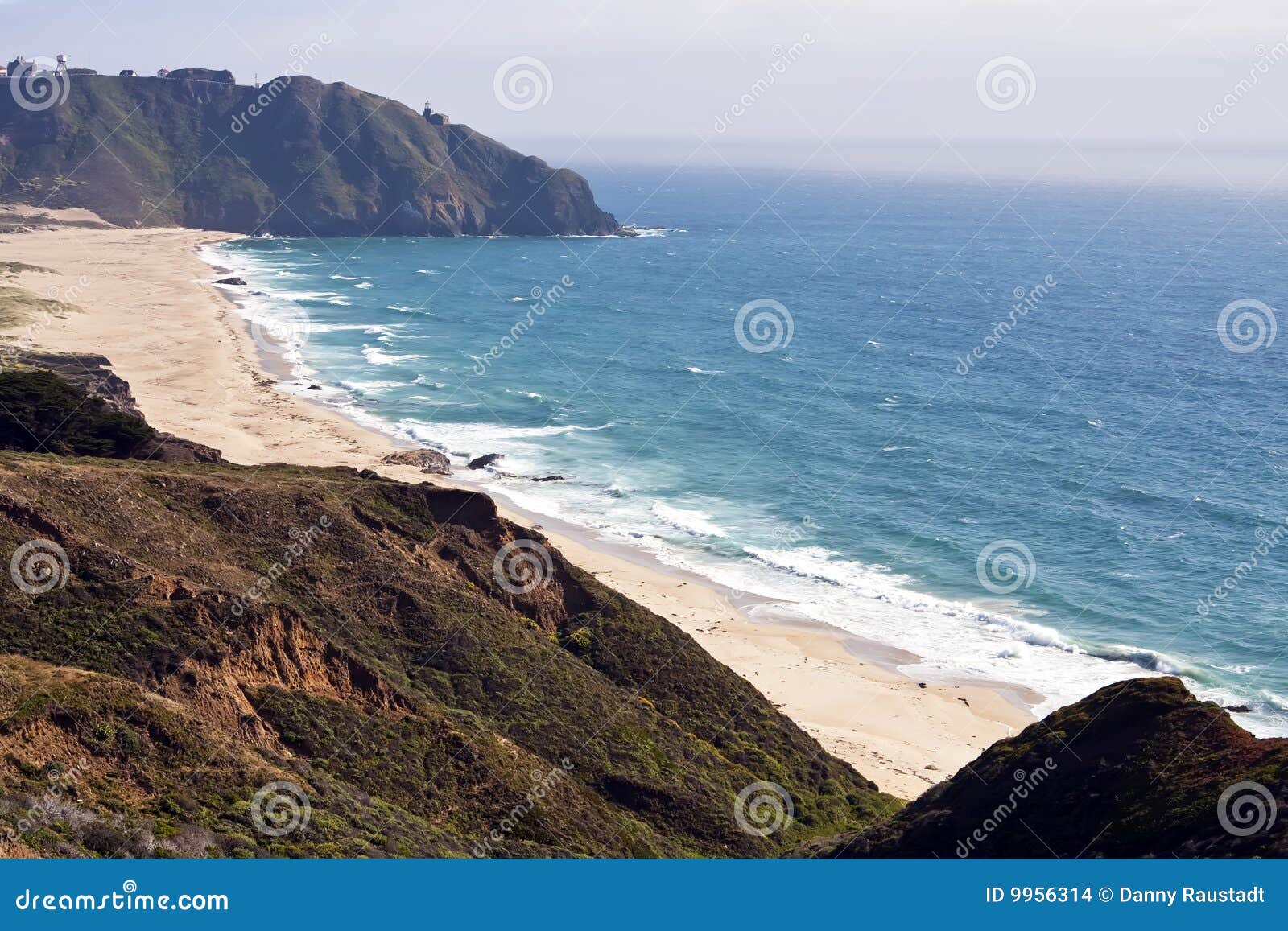 Beautiful Mountainous Pacific Ocean Coastline Stock Photo - Image of ...