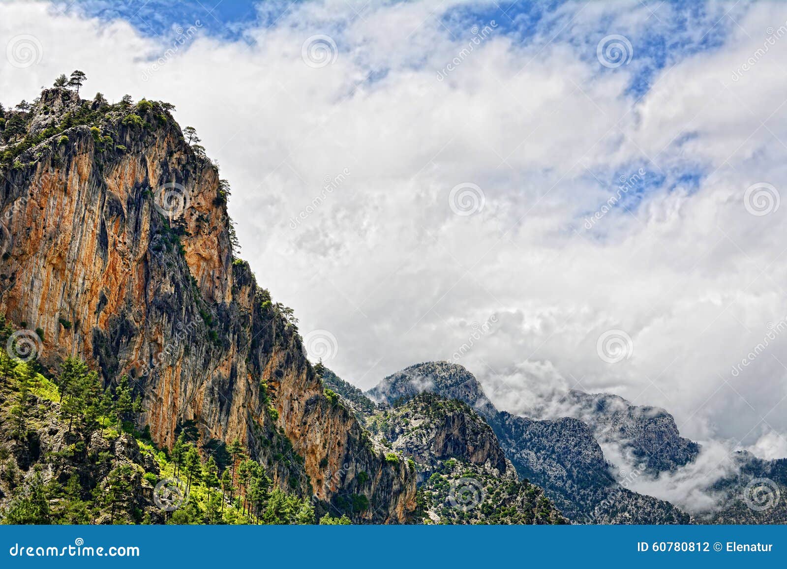 Beautiful Mountains with Clouds after Rain, Turkey Stock Photo - Image ...