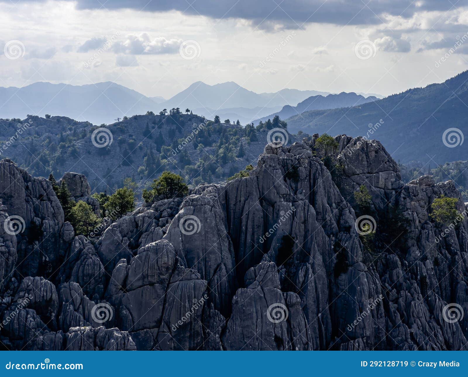 Beautiful Mountains with Great Views Taken in Front of High Cliffs ...