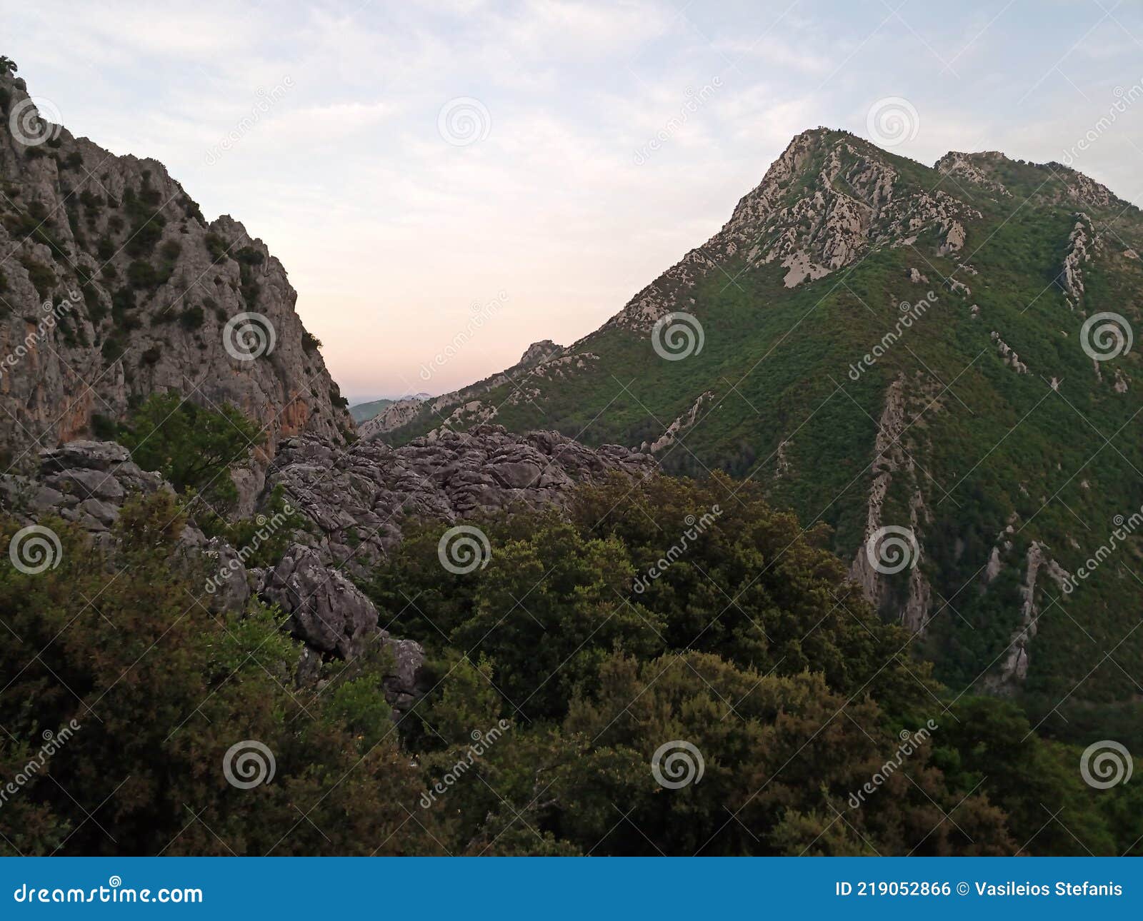 The Beautiful Mountains of Pindos in Greece Stock Photo - Image of ...