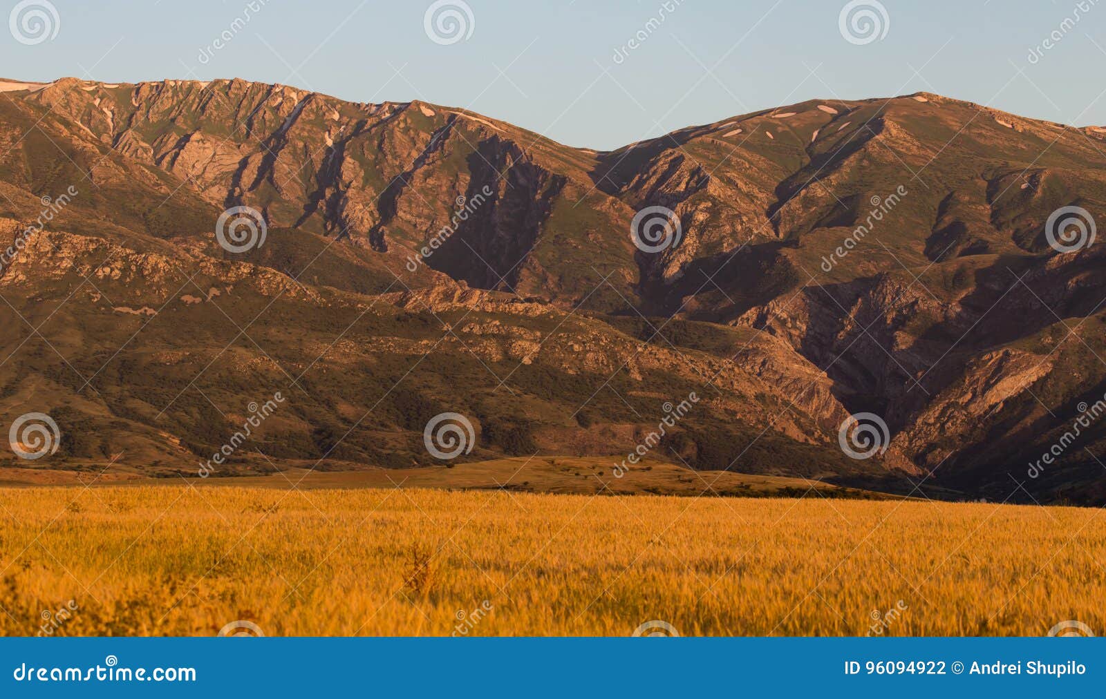 Beautiful Mountains of the Tien Shan Range in Kazakhstan Stock Photo ...