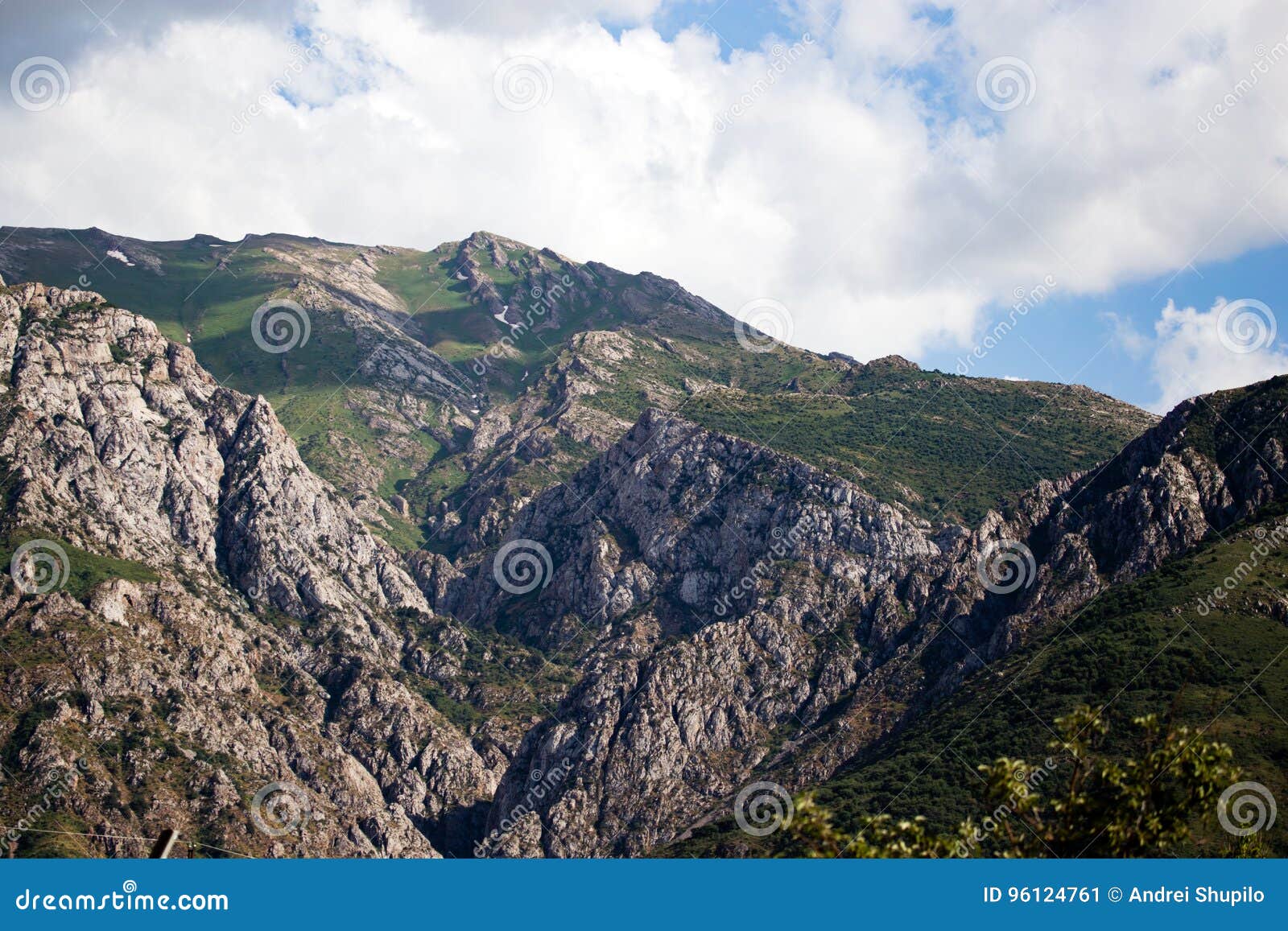 Beautiful Mountains of the Tien Shan Range in Kazakhstan Stock Image ...