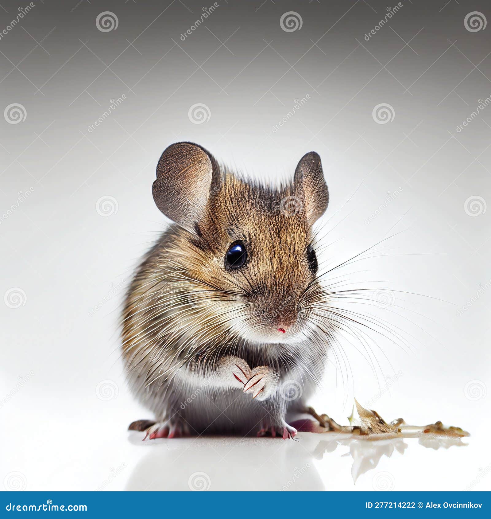 Beautiful Mouse on White Background for Your Design Needs. Stock ...