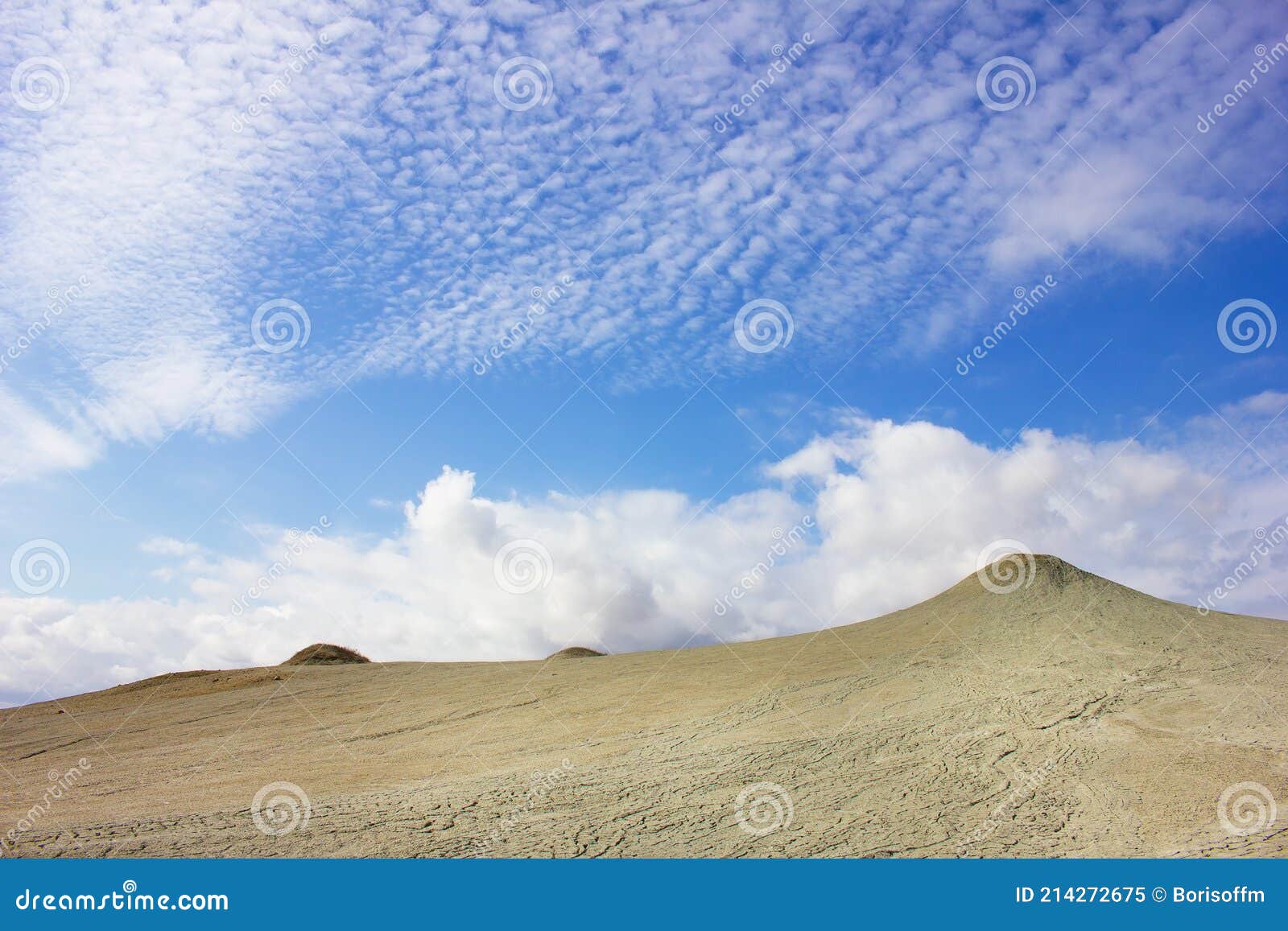 A Beautiful Mud Volcano. Alat. Azerbaijan Stock Image - Image of ...