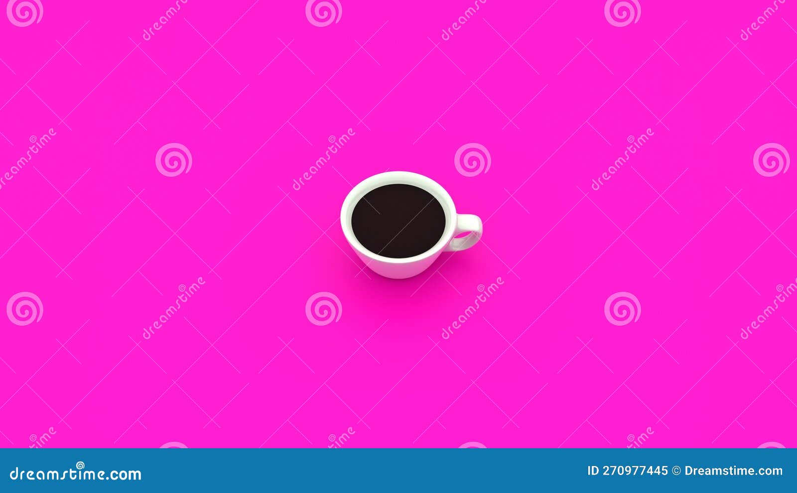Beautiful Mug on a Monochromatic Background. Stock Image - Image of ...