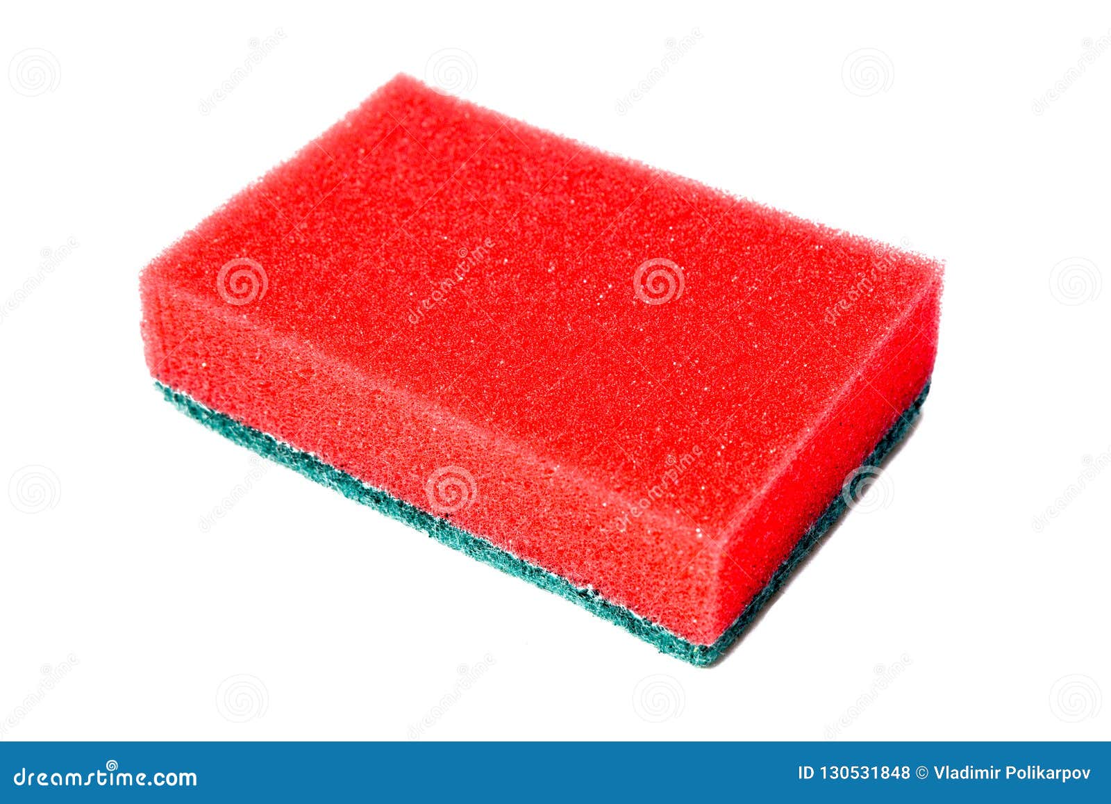 Beautiful Multi-colored Sponge Isolated on White Background Stock Photo ...