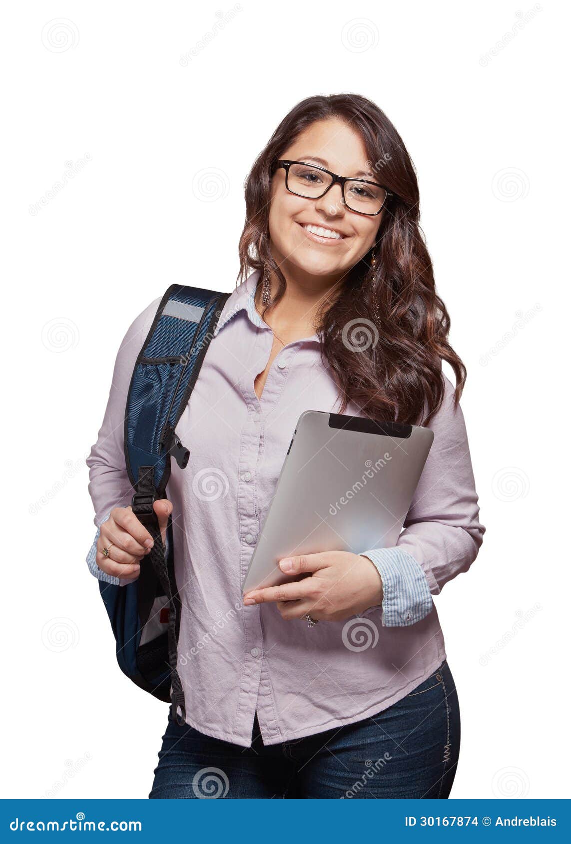 Young woman student stock photo. Image of latina, computer - 30167874