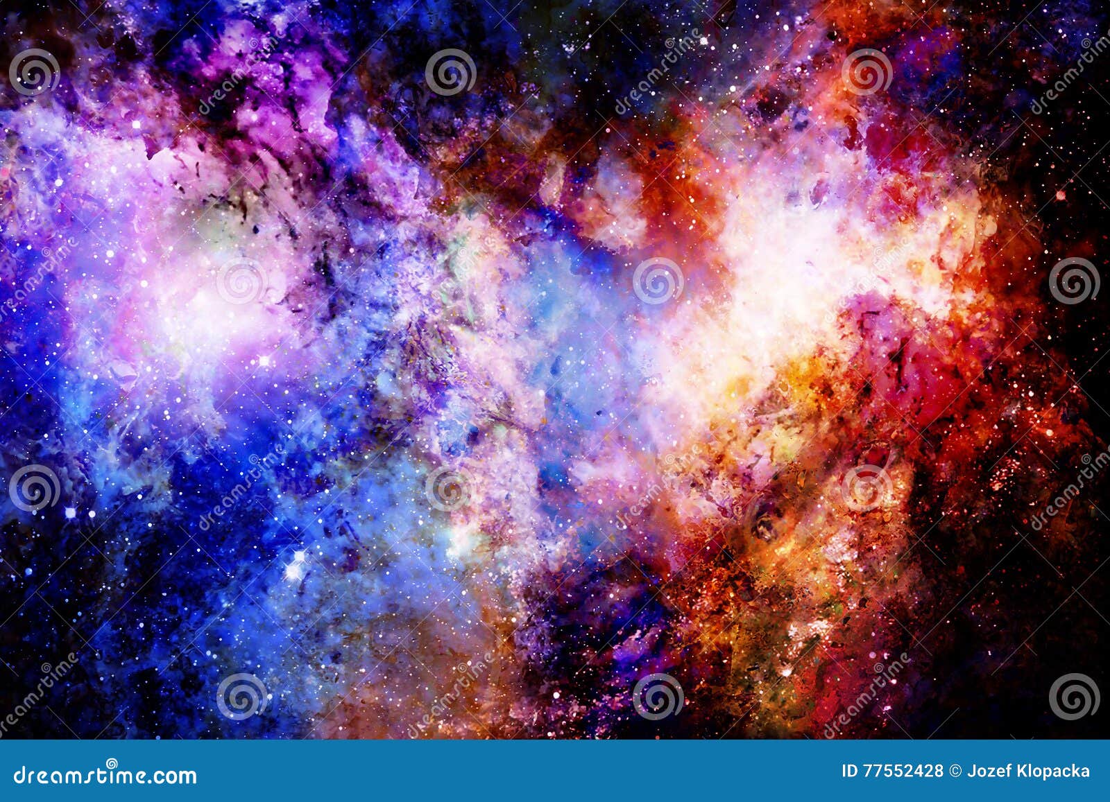 Beautiful Multicolor Abstract Background Structure with Space Features ...