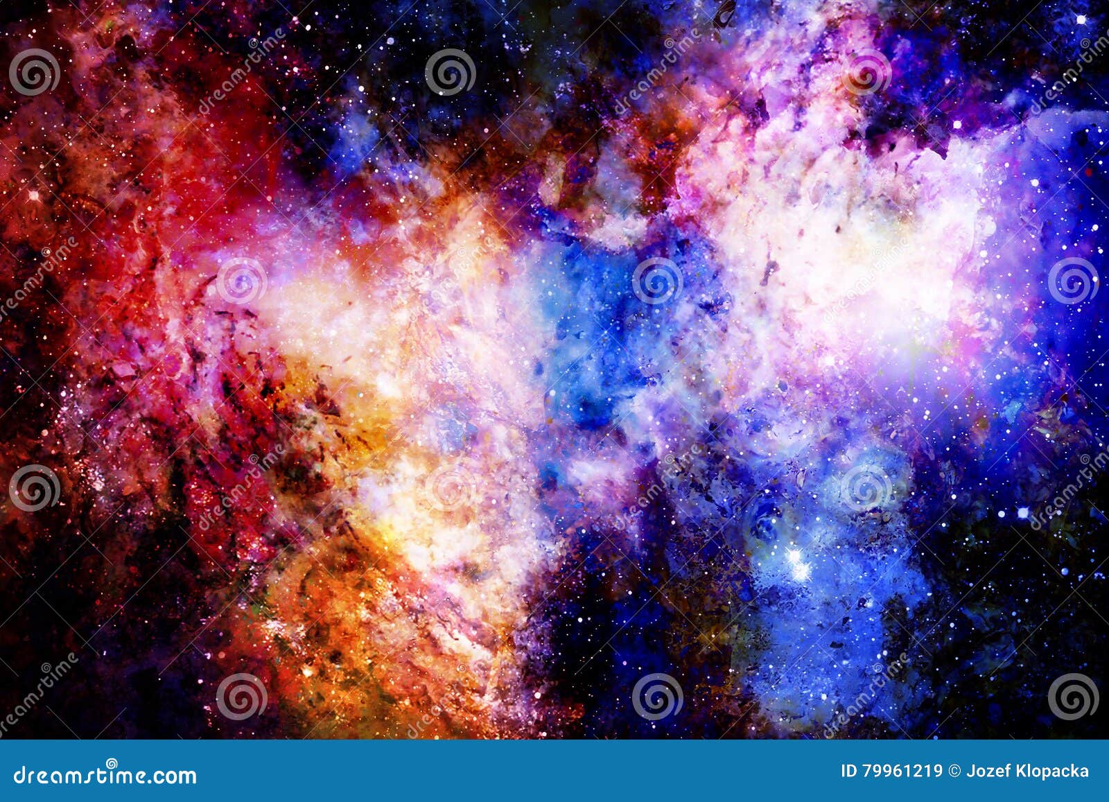 Beautiful Multicolor Abstract Background Structure with Space Features ...