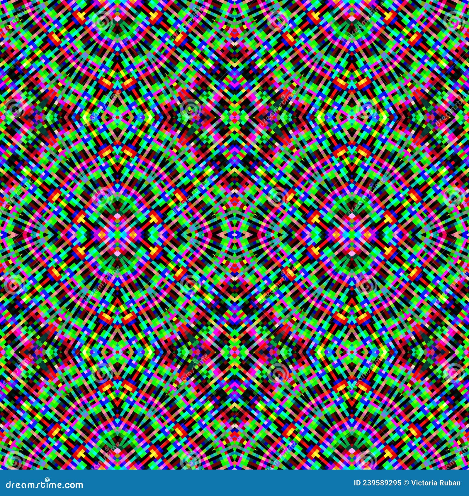 Beautiful Multicolor Abstract Geometric Kaleidoscope, Carpet Seamless ...