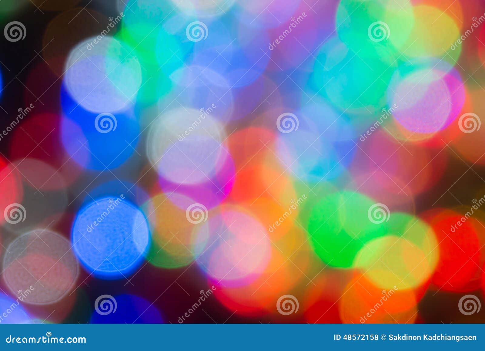 The Beautiful Multicolor Bokeh Background Stock Photo - Image of ...