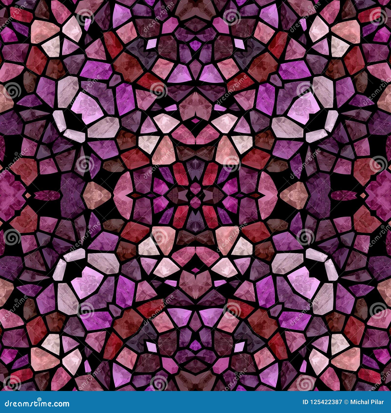 Beautiful Multicolor Kaleidoscope Pattern Texture, Seamless Pattern ...
