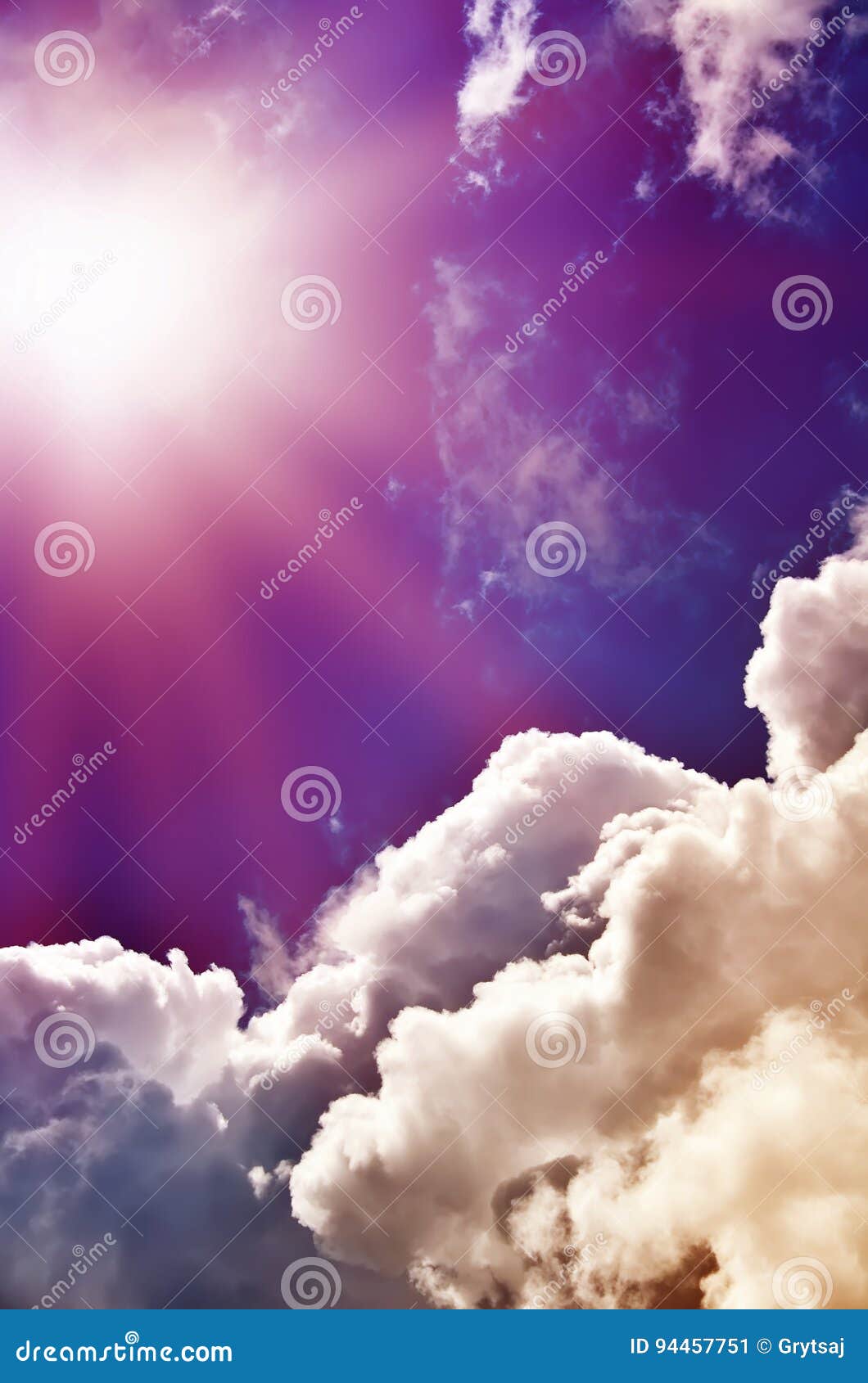 Beautiful Multicolored Sky stock image. Image of morning - 94457751