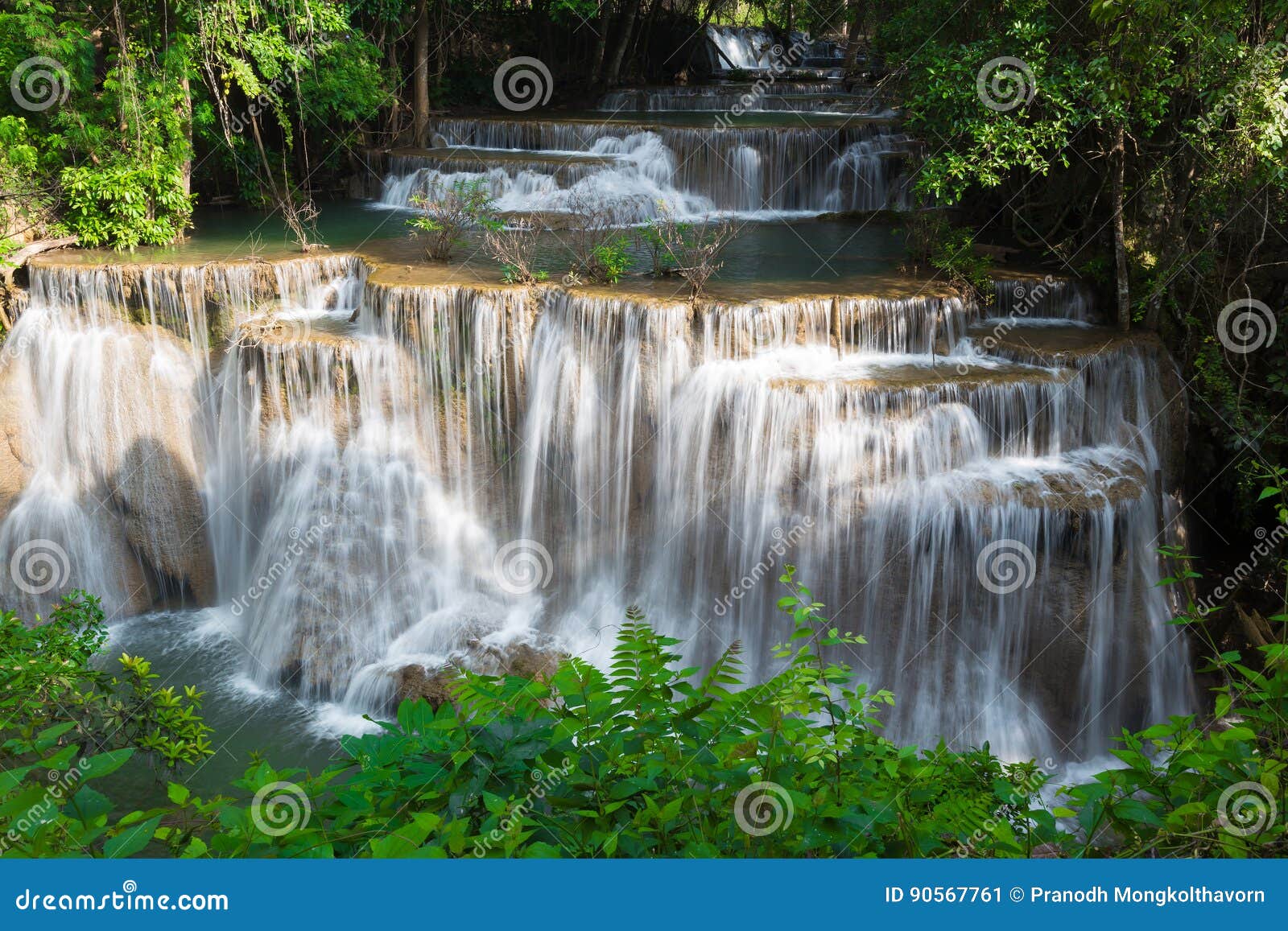 Beautiful Multiple Layer Tropical Waterfall Photos - Free & Royalty ...