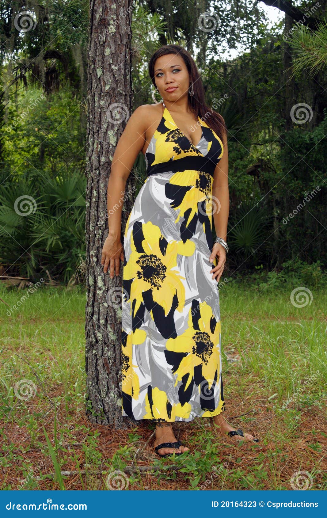 Beautiful Multiracial Woman Outdoors (1) Stock Image - Image of leaning ...