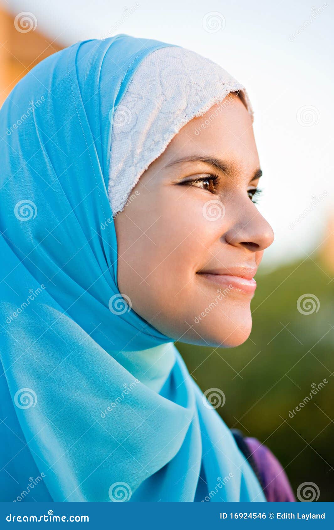 Beautiful Muslim Girl stock photo. Image of young, teen - 16924546