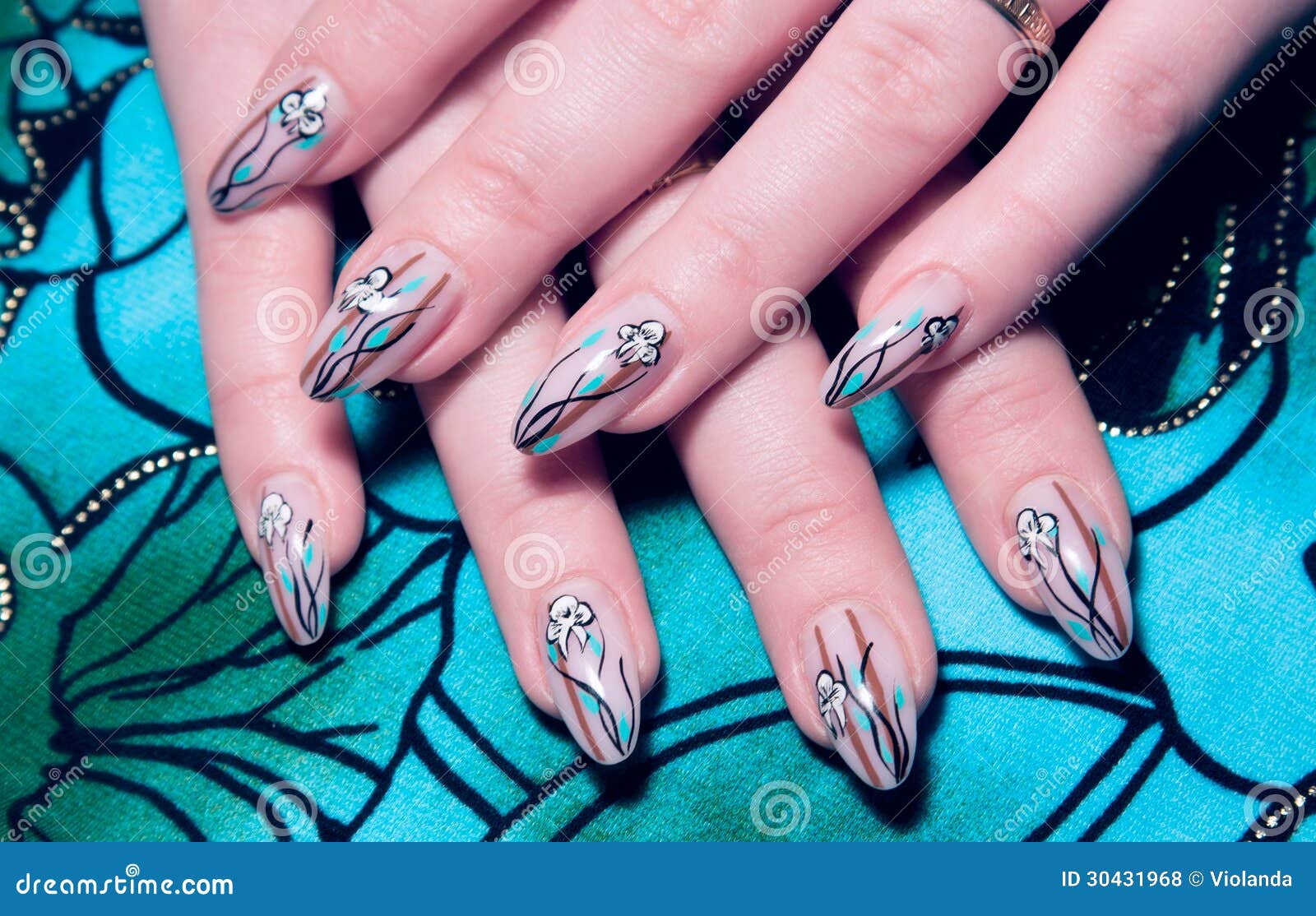 Beautiful nails stock photo. Image of female, human, gesturing - 30431968