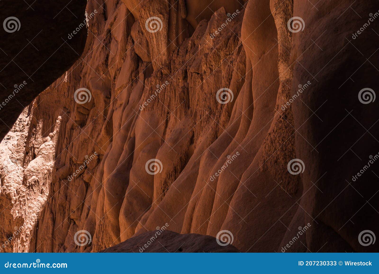 Beautiful Narrow Red Stone Canyon Cave Wall Textur Stock Image - Image ...