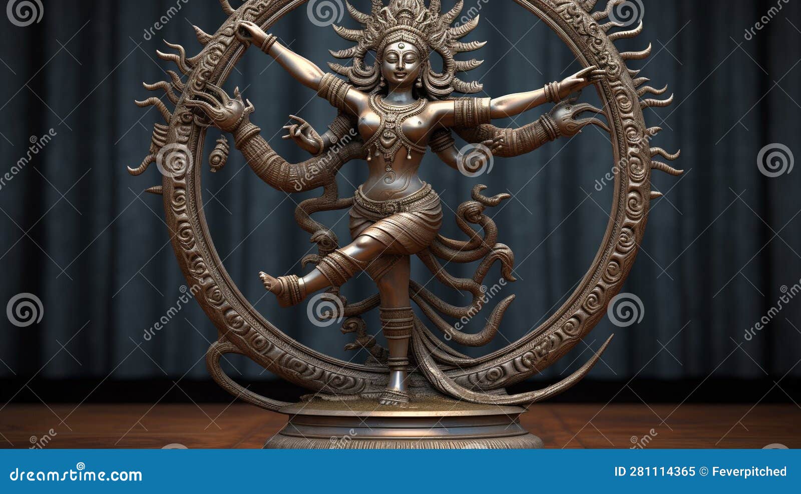 The Beautiful Nataraja Statue of India - Generative AI Stock ...