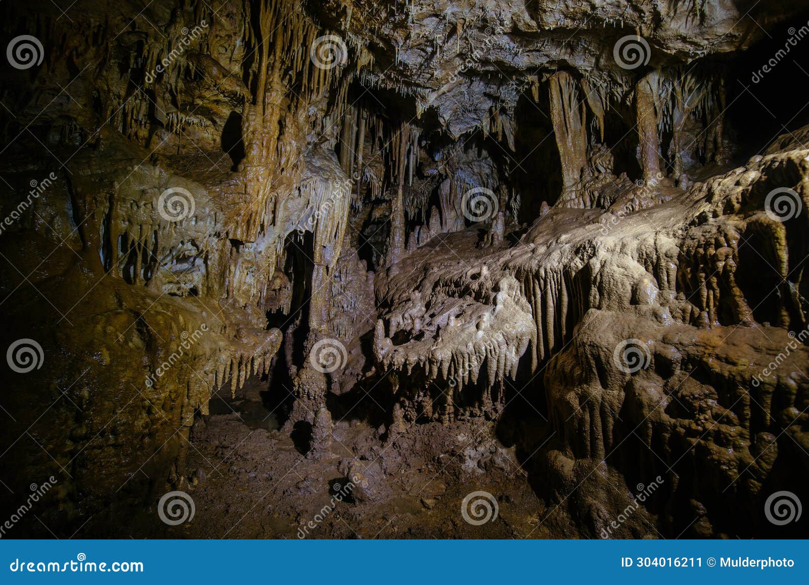 Beautiful Natural Cave in Adygea Stock Image - Image of place ...