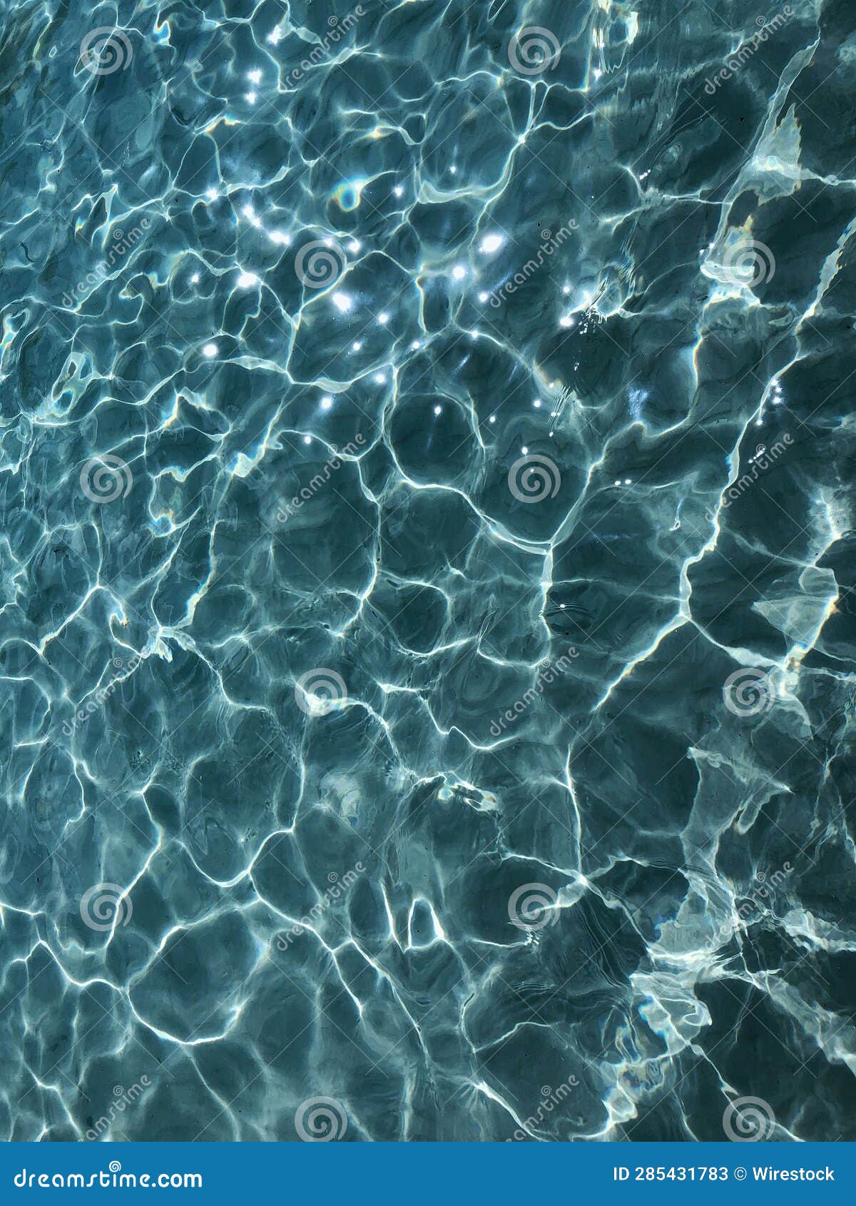 Beautiful Natural Pattern of Water Caustics. Stock Illustration ...