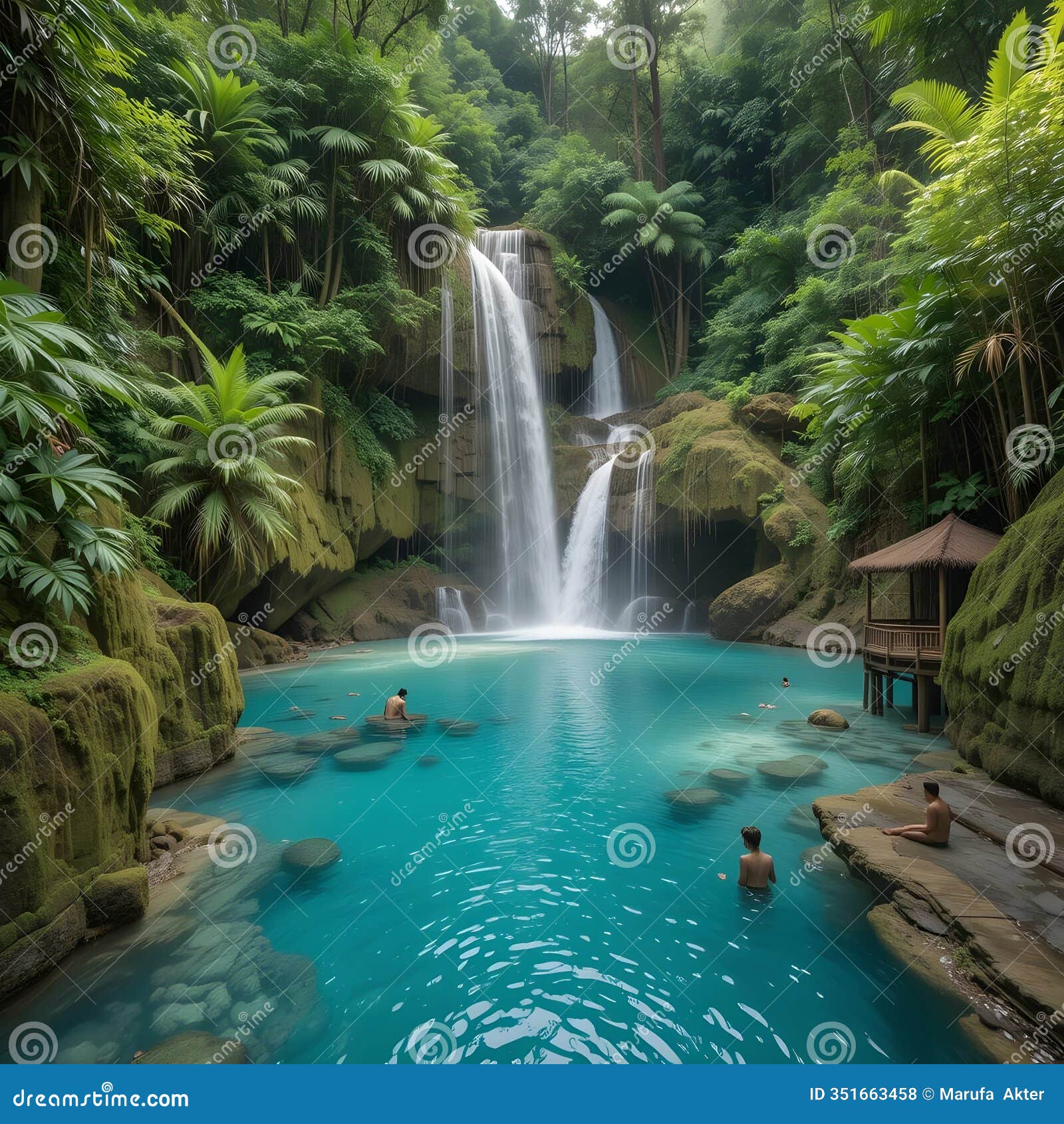 Beautiful Natural Pools in Semuc Champey, Lanquin, Guatemala Nature ...
