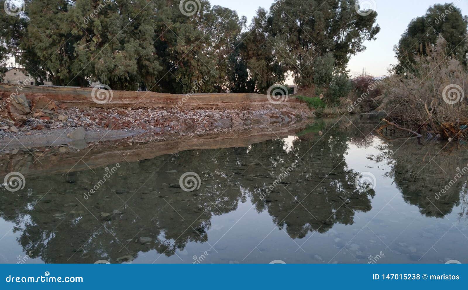 The Beautiful Natural River in Cyprus Stock Photo - Image of outdoor ...