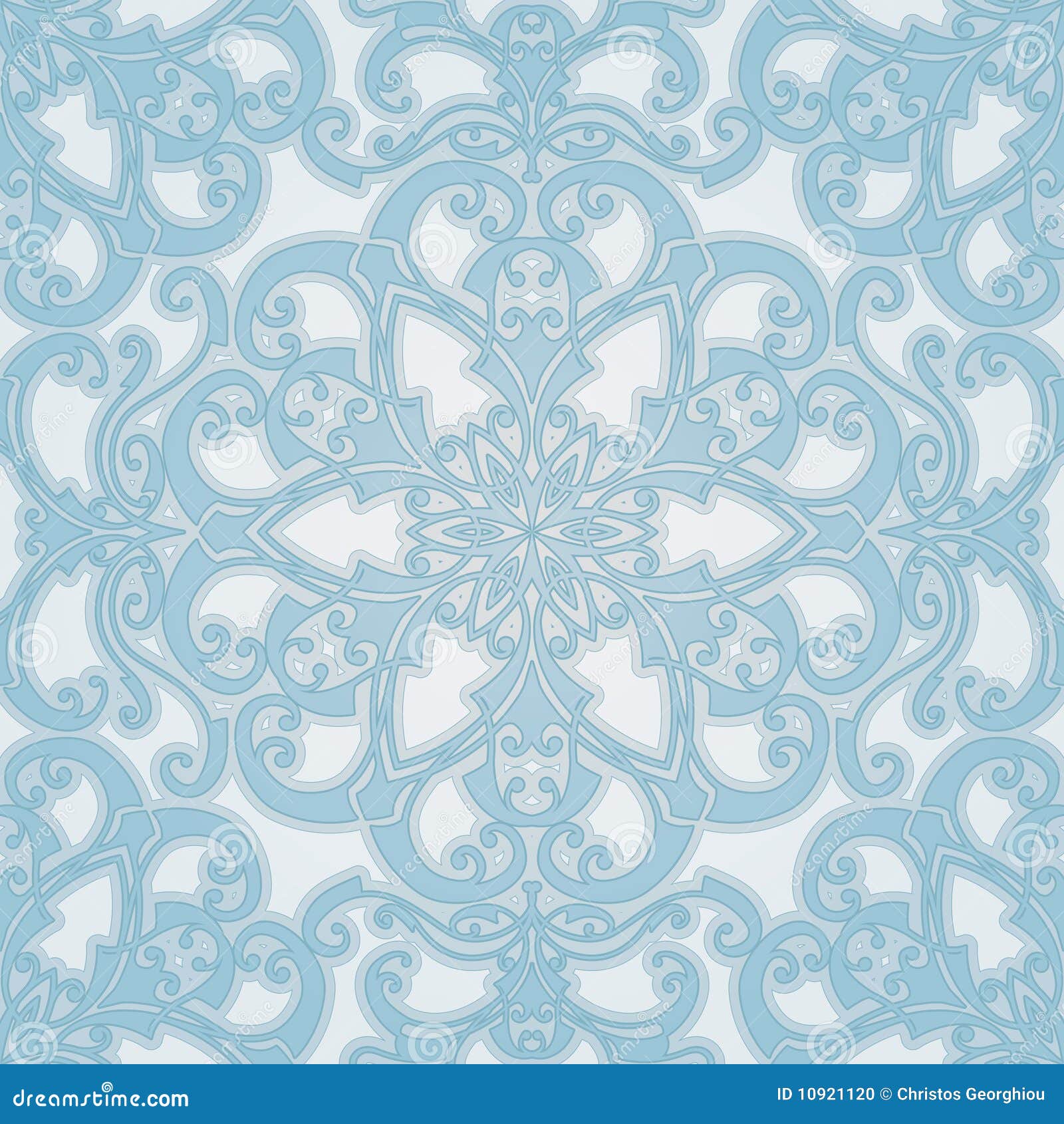 Beautiful Natural Seamless Geometric Tile Design Stock Vector ...