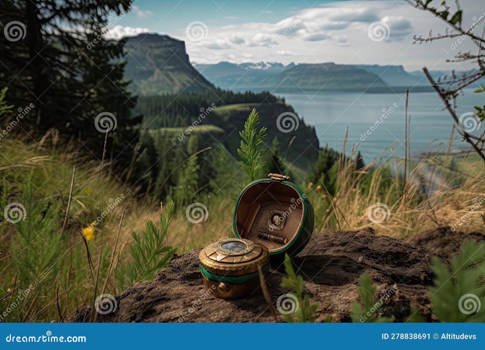Beautiful Natural Setting with Geocaching Treasure and View in the ...