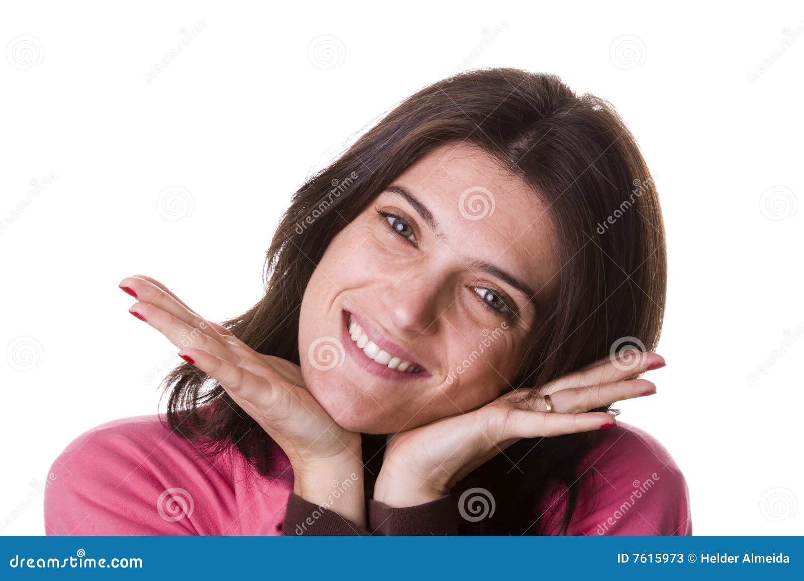 Beautiful natural smile stock image. Image of beauty, attractive - 7615973