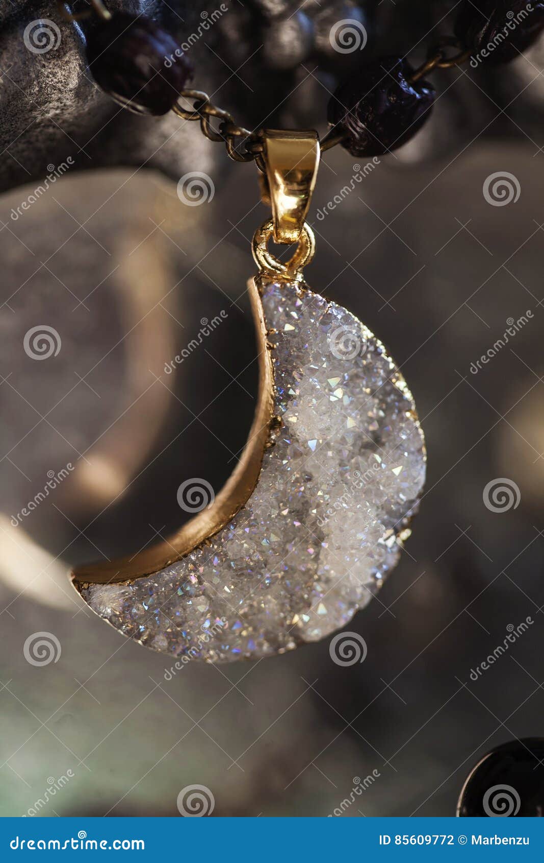 Beautiful Natural Stone Pendant Stock Photo - Image of macro, genuine ...