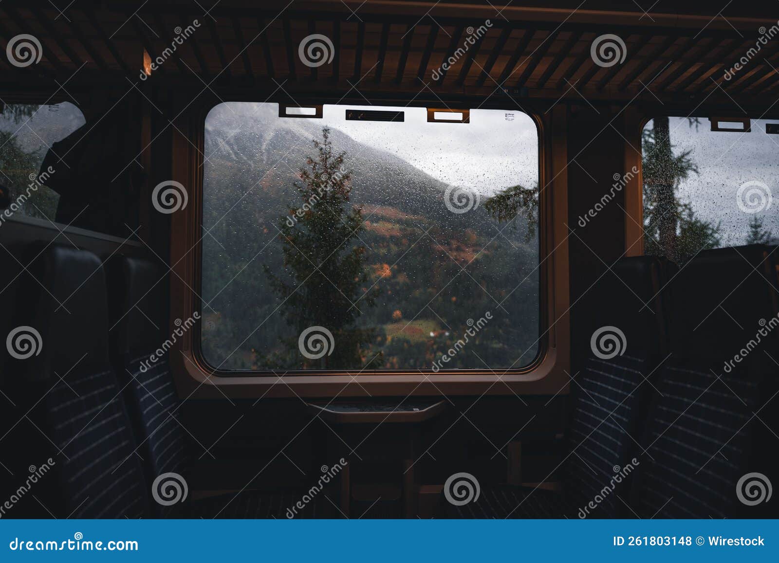 Beautiful Natural View from the Train Window Stock Photo - Image of ...