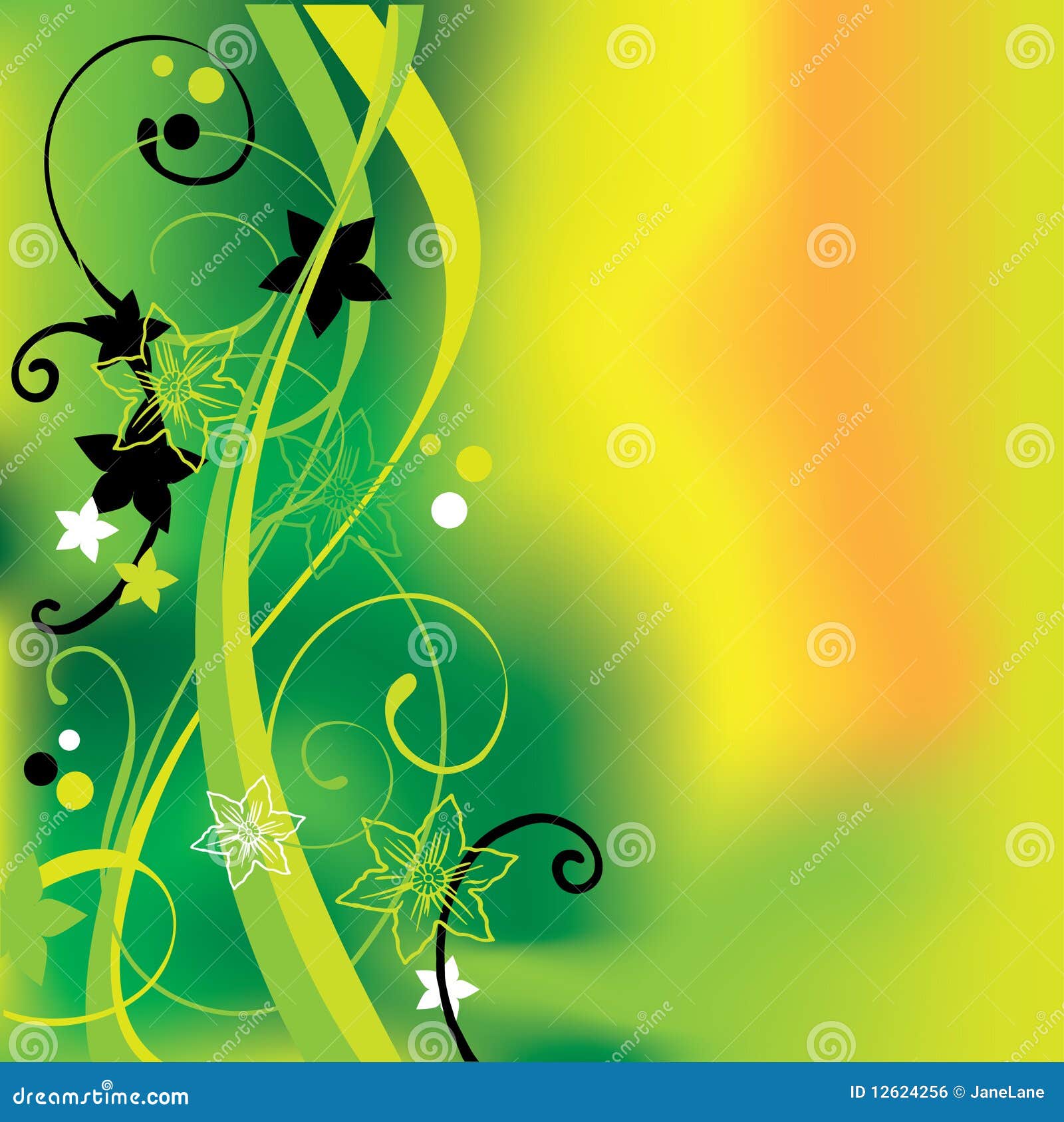 Beautiful Nature Background with Place for Text Stock Illustration ...