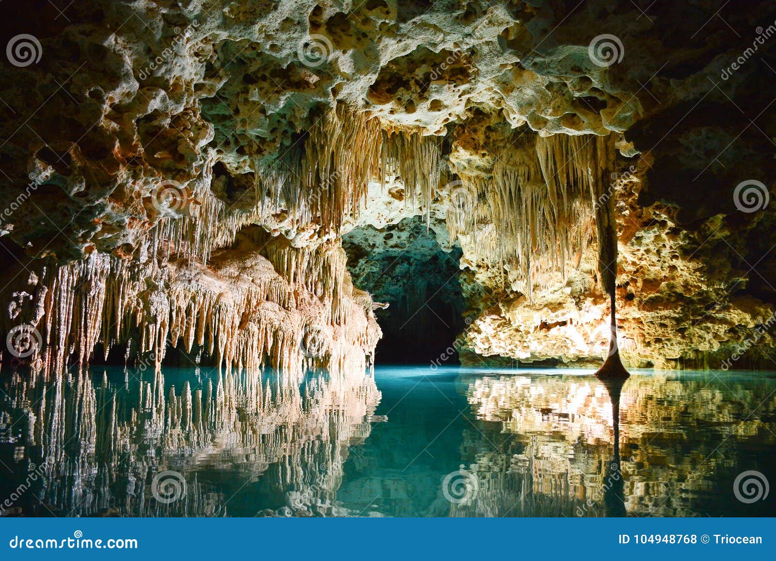 Inside the cave stock photo. Image of earth, excursion - 104948768