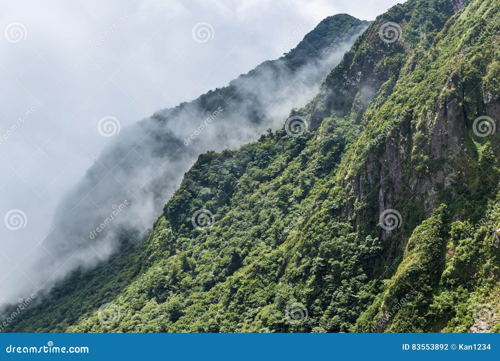 Unzen Ropeway Upper Station Platform, Aerial Lift Line Climbing Myoken ...