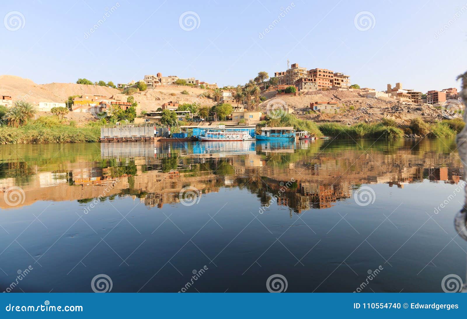 Aswan Egypt editorial image. Image of green, nile, beauty - 110554740