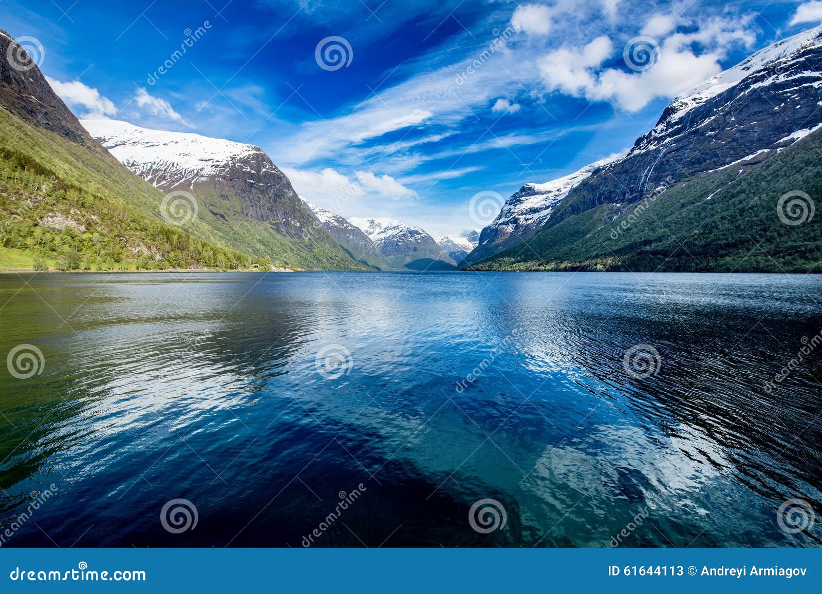 Beautiful Nature Norway. stock image. Image of island - 61644113