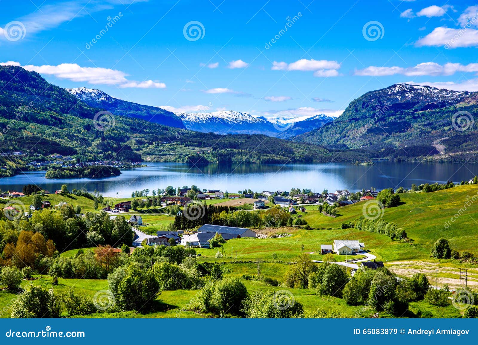 Beautiful Nature Norway. stock image. Image of lake, geiranger - 65083879