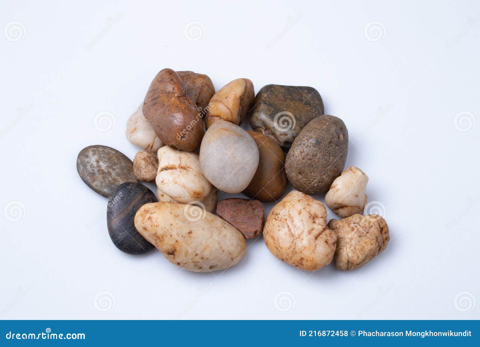 Beautiful Nature Rocks on White Background Stock Photo - Image of ...