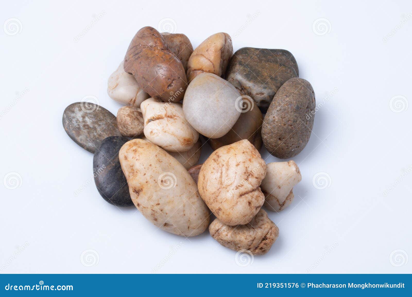 Beautiful Nature Rocks on White Background Stock Photo - Image of ...