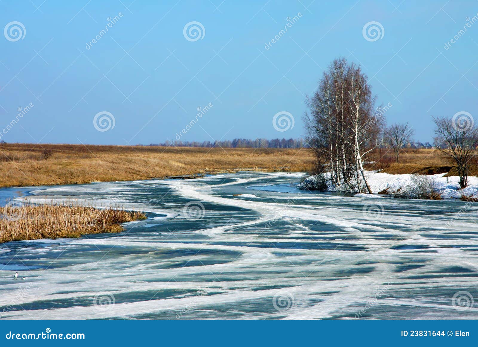Beautiful Nature, Spring Ice Stock Photo - Image of travel, wild: 23831644