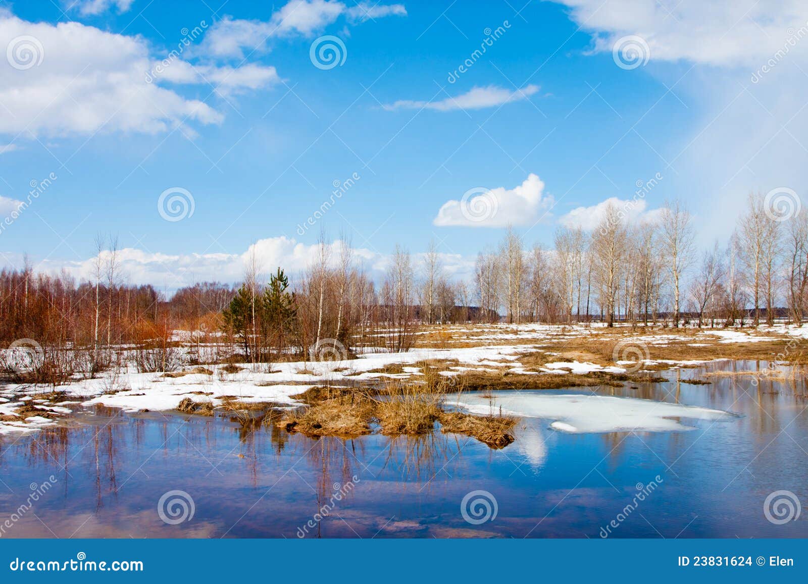 Beautiful Nature, Spring. River Stock Photo - Image of russian, russia ...