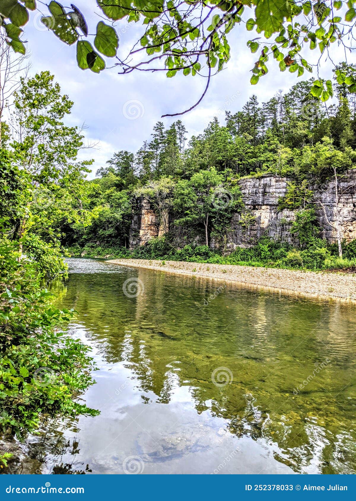 Beautiful Nature with Stream Stock Image - Image of water, outdoors ...
