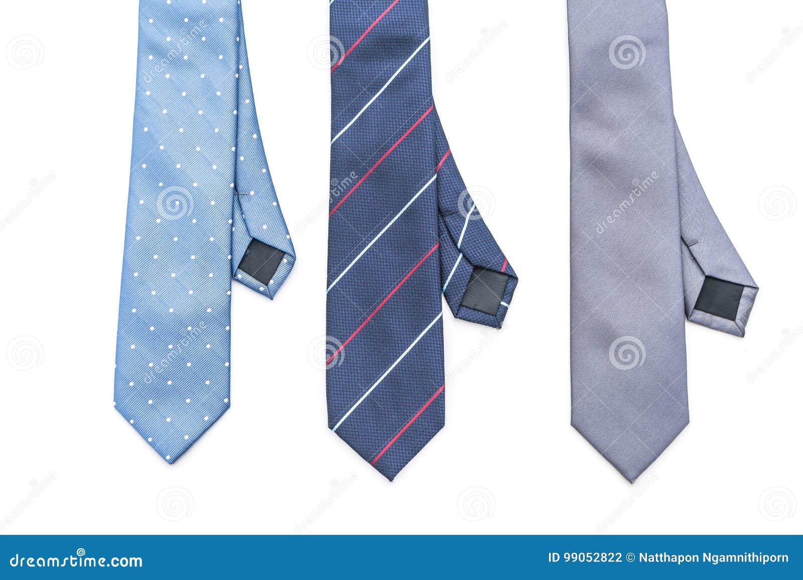 Beautiful necktie on white stock photo. Image of wear - 99052822