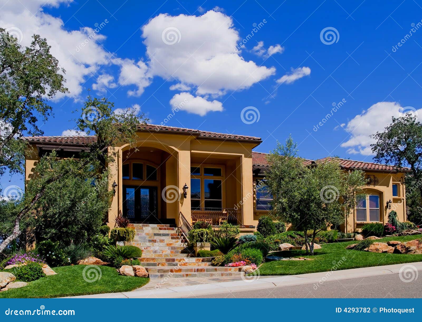 Beautiful new house stock photo. Image of household, mortgage - 4293782