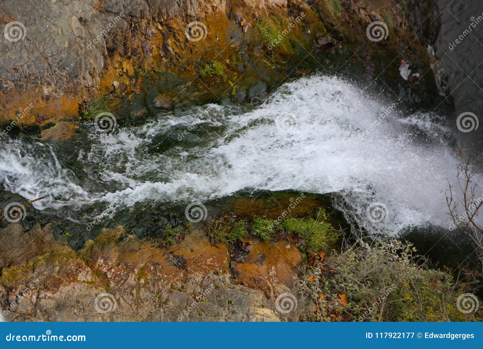 Beautiful and Nice Waterfall Stock Image - Image of green, landscape ...