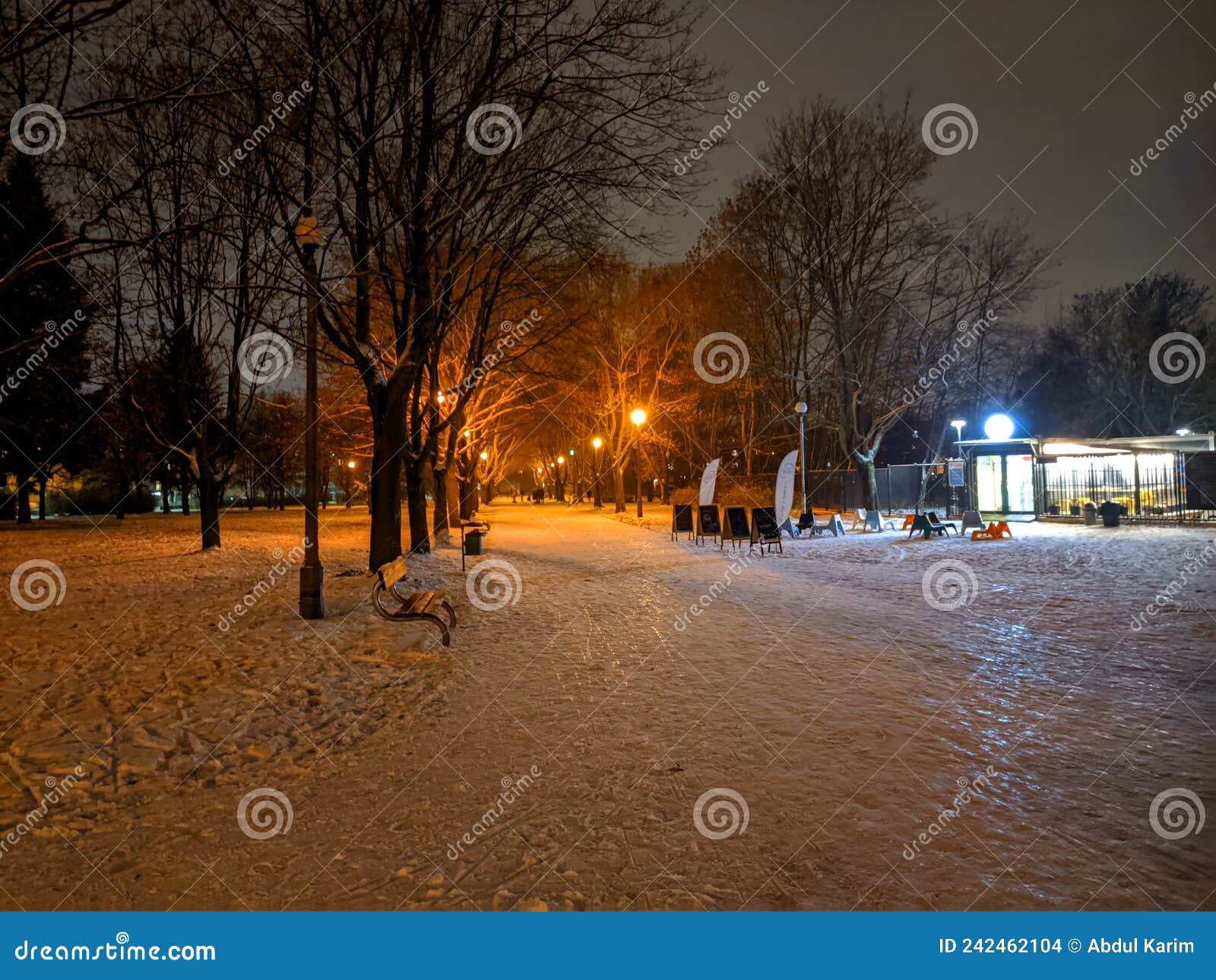 Beautiful Night Time Photo Session Stock Photo - Image of street, scene ...