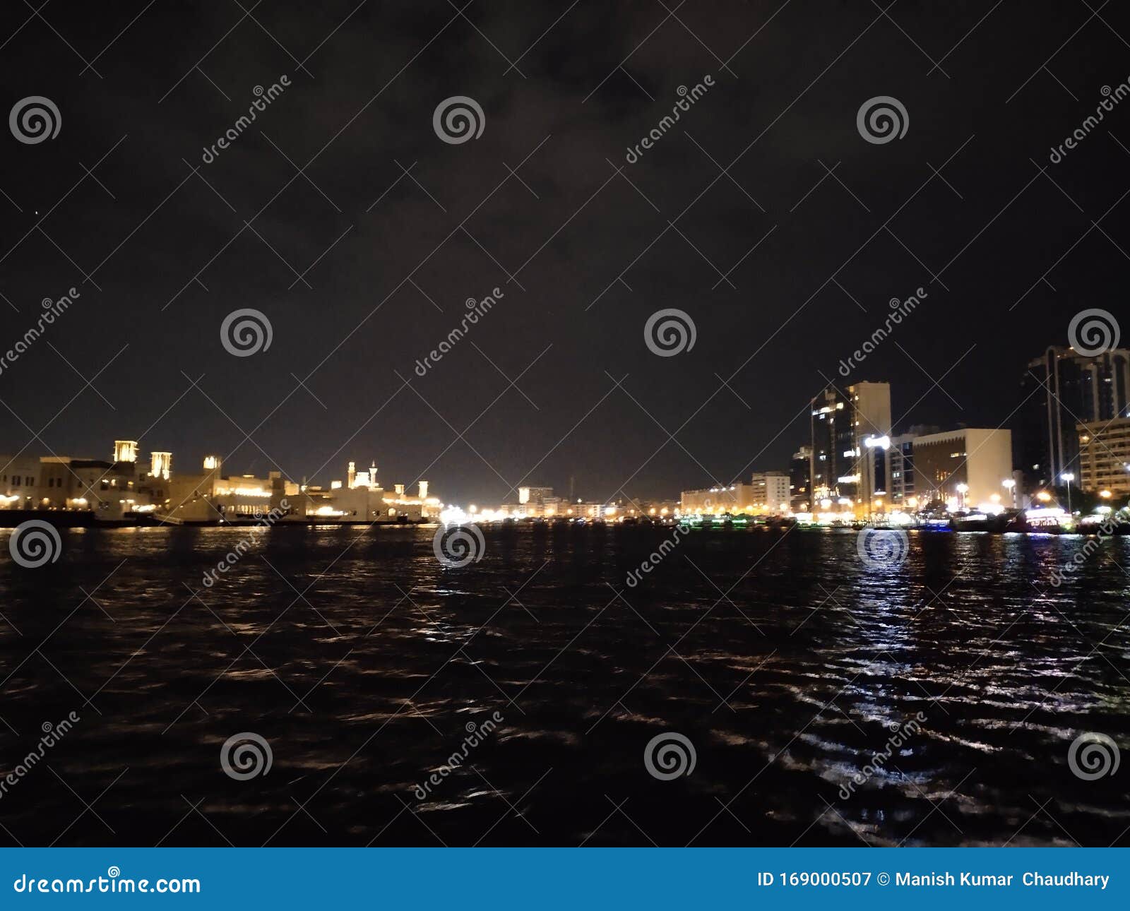 Beautiful Nightlife of Dubai City Stock Image - Image of beautiful ...