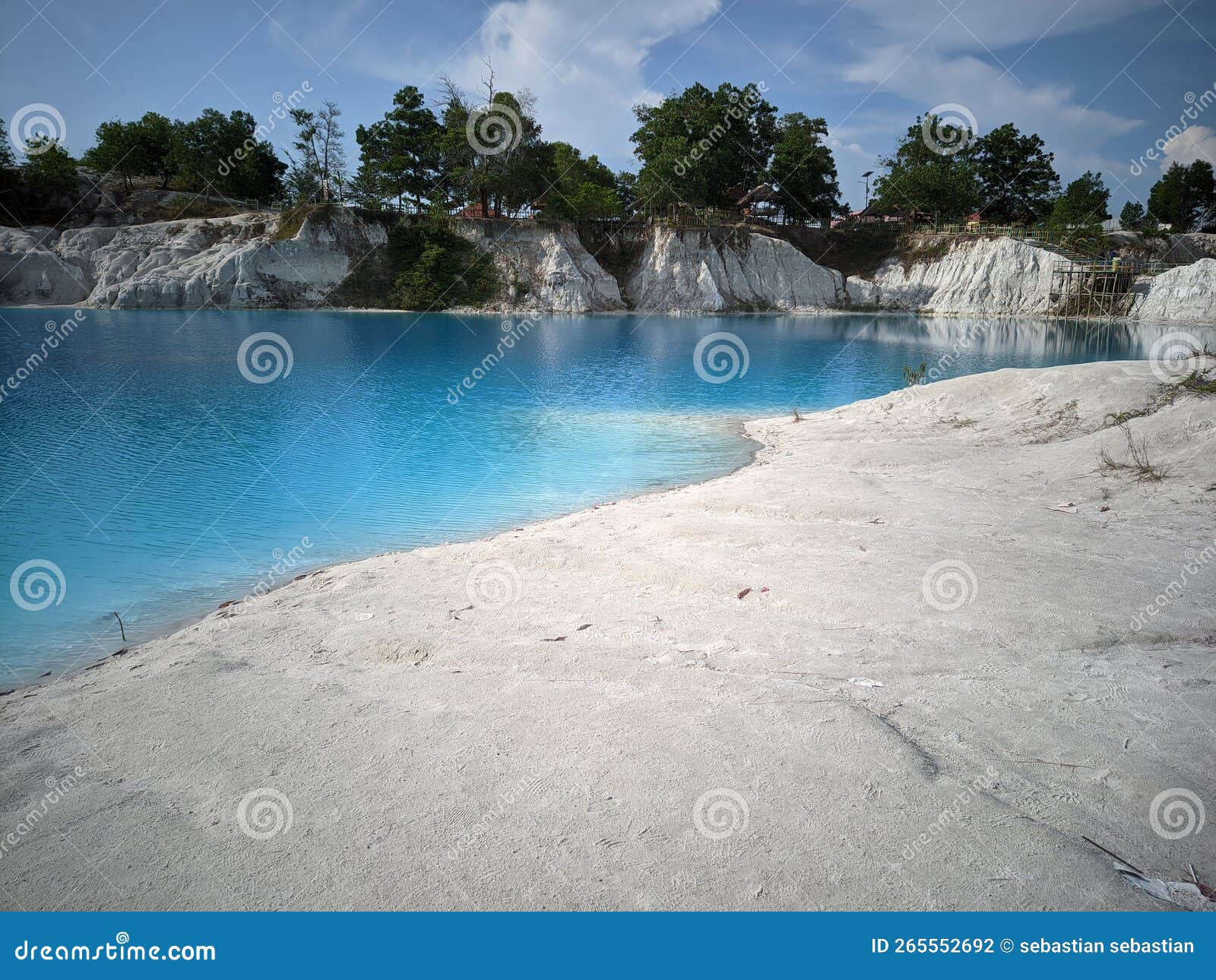 A Beautiful Noon at Blue Lake Stock Photo - Image of noon, nature ...